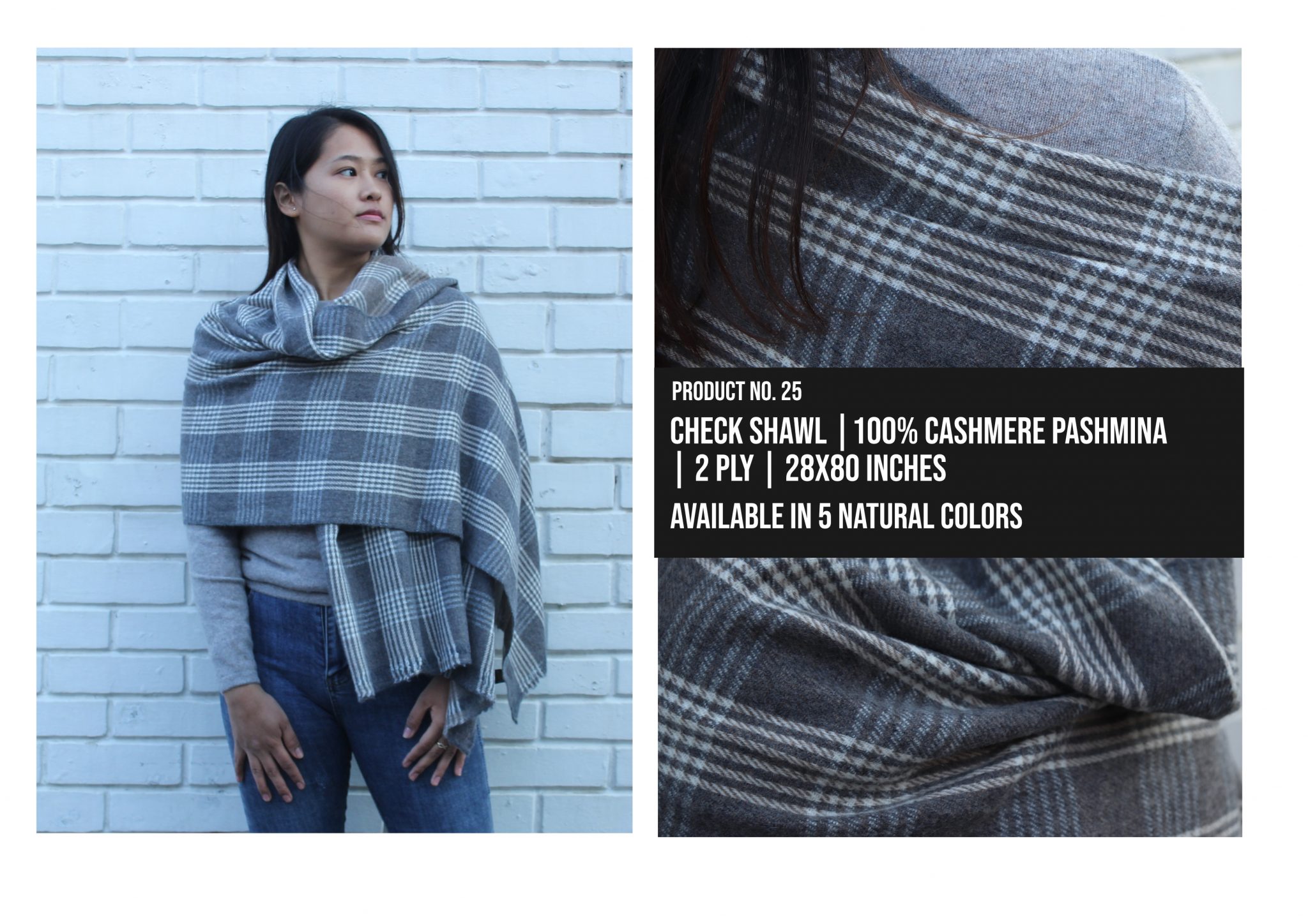 Check Shawl – S.K. Handicrafts Export